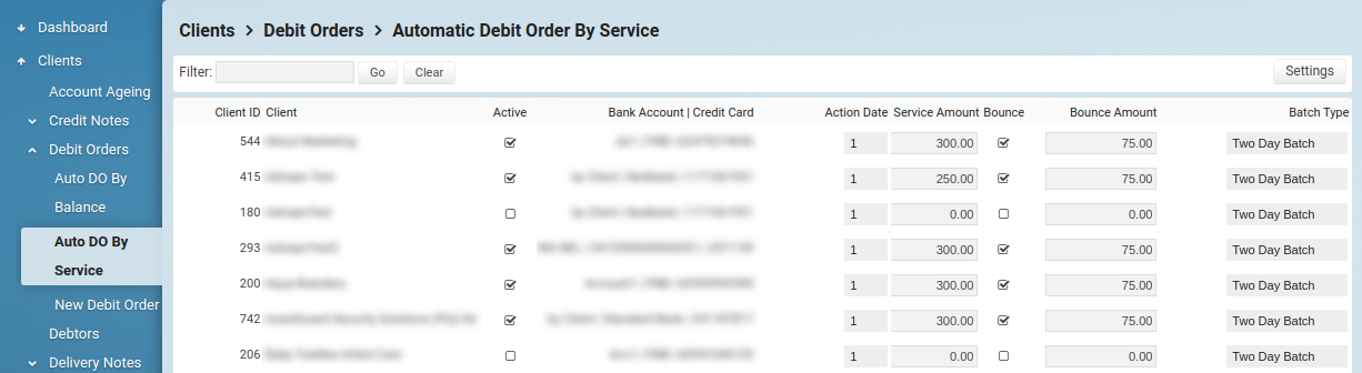 Debit Orders - Online Job Cards | Specialist Jobcard System | South ...